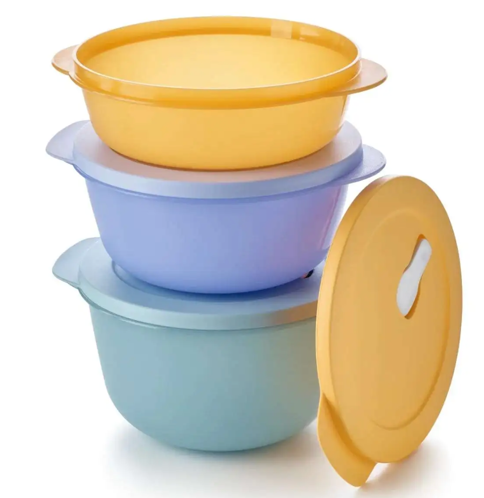 CrystalWave small (set van 3) – Tupperware Stockverkoop